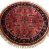 8 Feet Octagon Persian Design Rug 13714